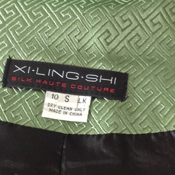 Xi-Ling.Shi | Jackets & Coats | Vtg Xilingshinsilk Haute Couture Velvet ...